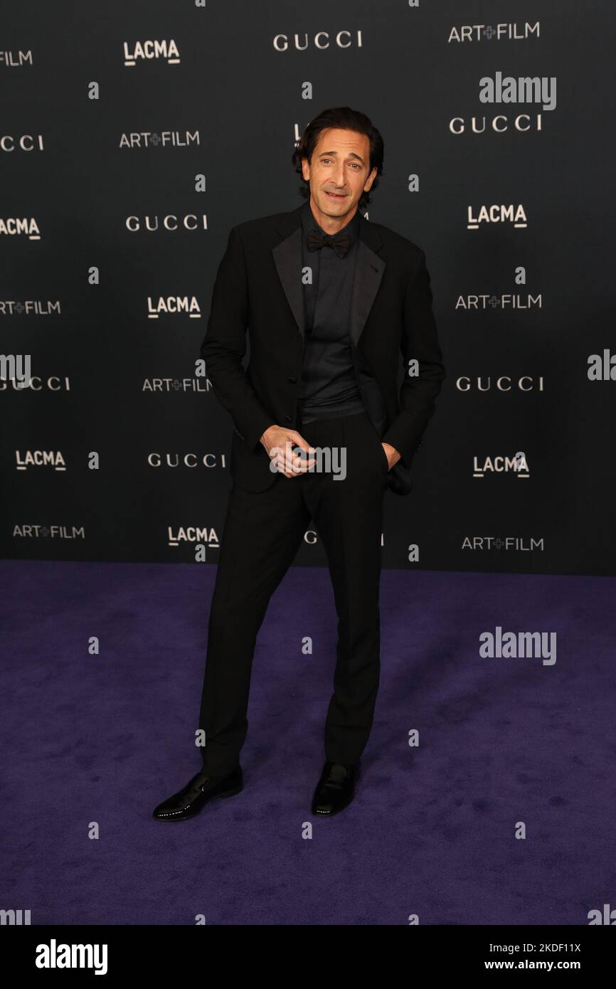 Adrien Brody arrives at the 2022 LACMA Art + Film Gala held at LACMA in ...