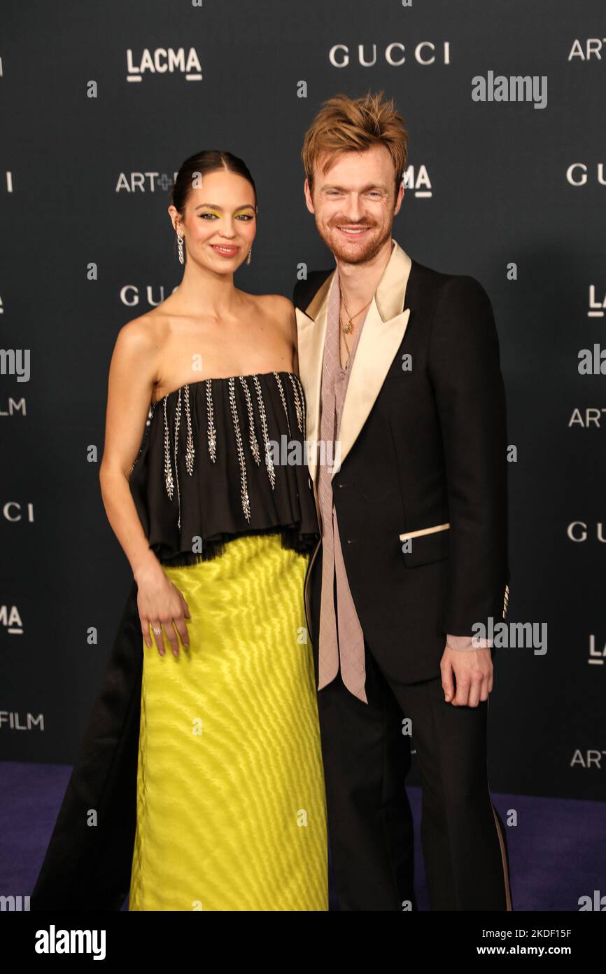 Claudia Sulewski and Finneas arrive at the 2022 LACMA Art + Film Gala ...
