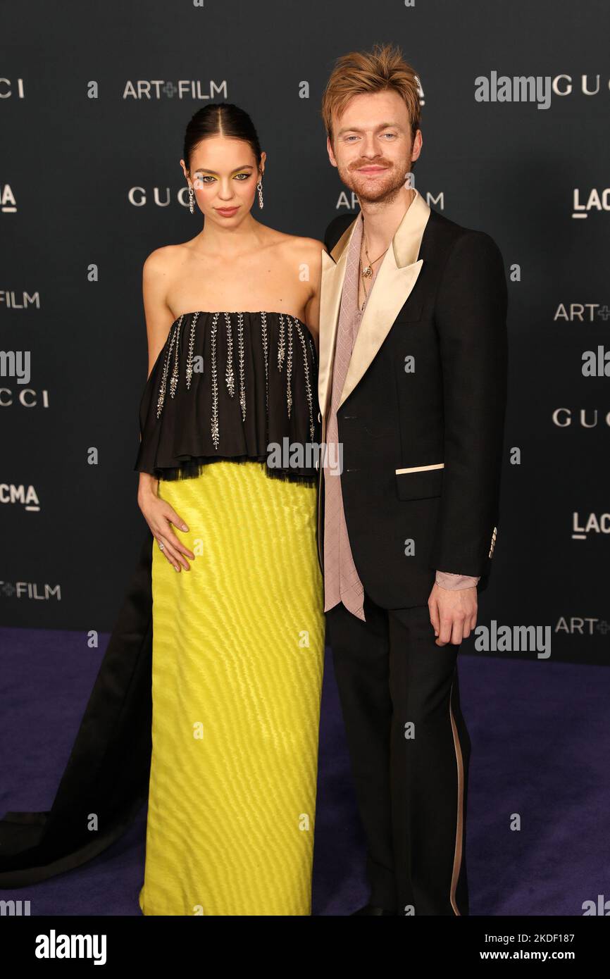 Claudia Sulewski and Finneas arrive at the 2022 LACMA Art + Film Gala ...