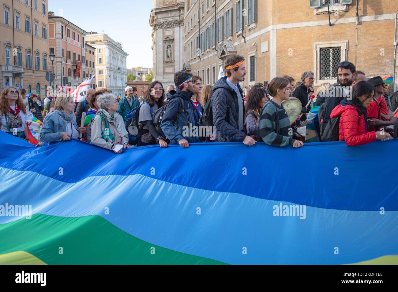 Rome italy demonstration peace ukrainian war hi-res stock photography ...