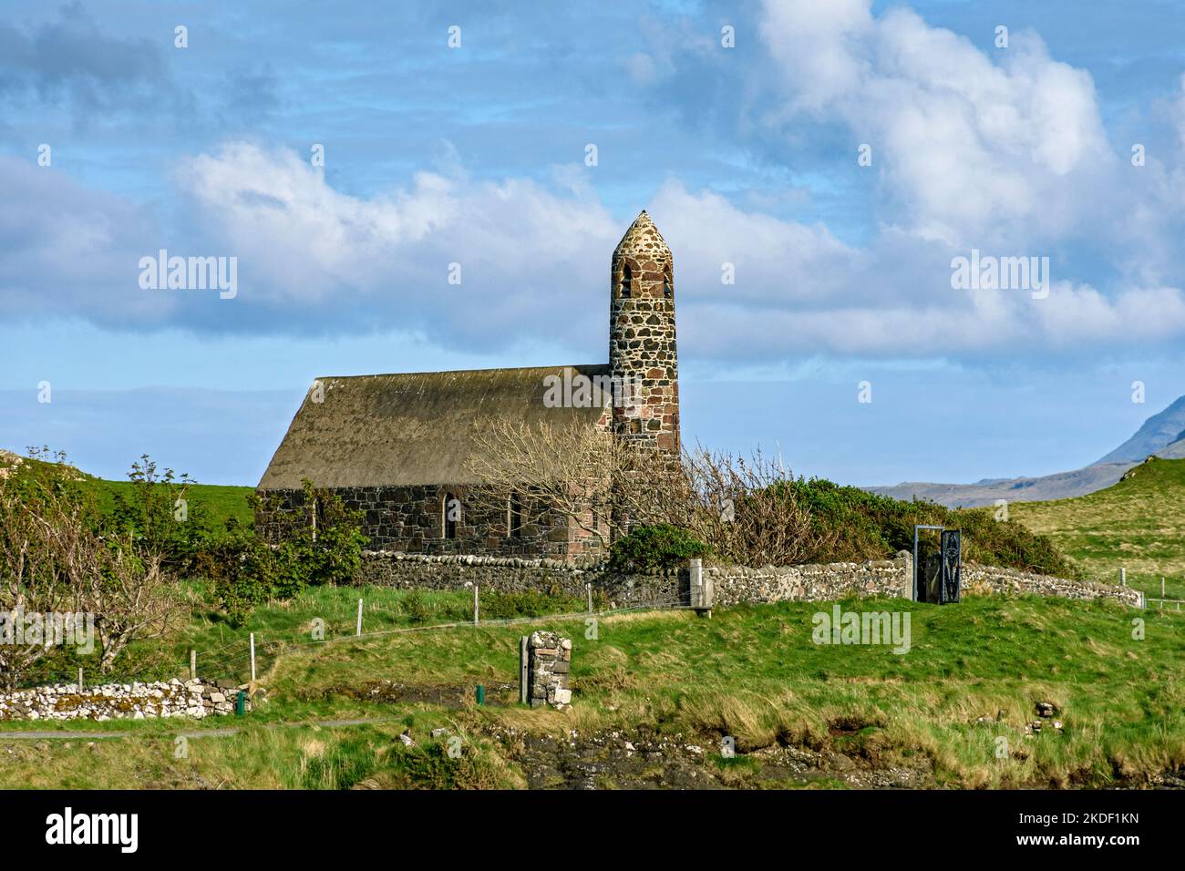 The Canna Rhu Church, Isle of Canna, Scotland, UK Stock Photo - Alamy