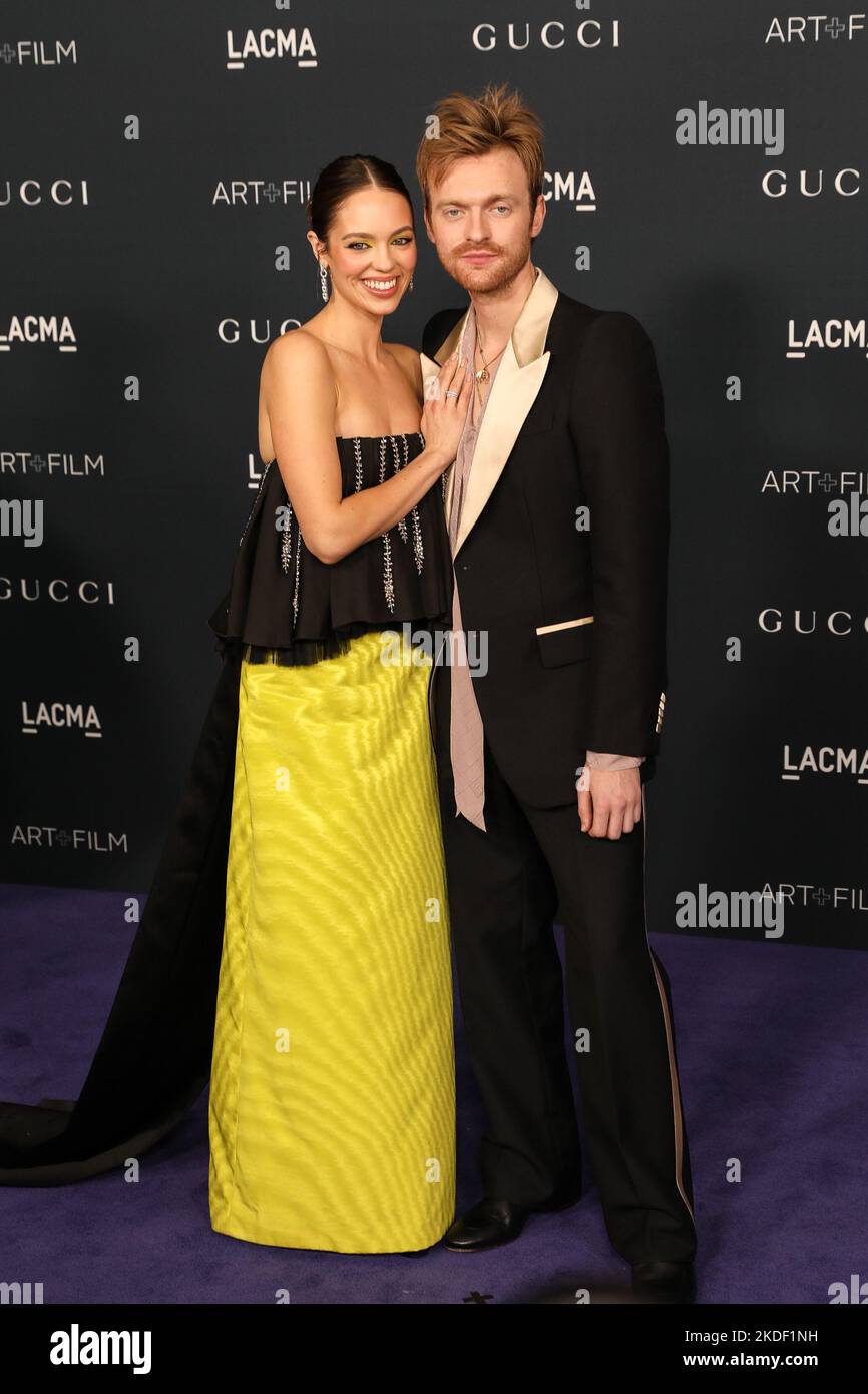 Claudia Sulewski and Finneas arrive at the 2022 LACMA Art + Film Gala ...