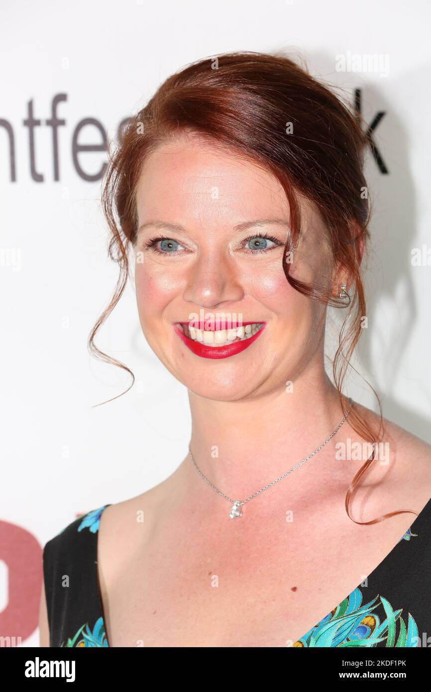 Liz Soutar attends premiere of 'Powertool Cheerleaders vs. The Boyband ...