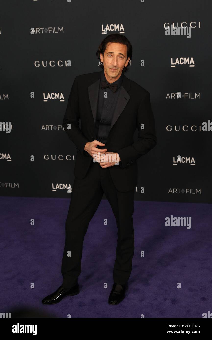 Adrien Brody arrives at the 2022 LACMA Art + Film Gala held at LACMA in ...