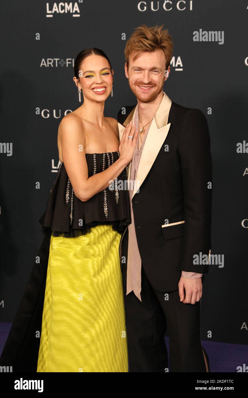 Claudia Sulewski and Finneas arrive at the 2022 LACMA Art + Film Gala ...