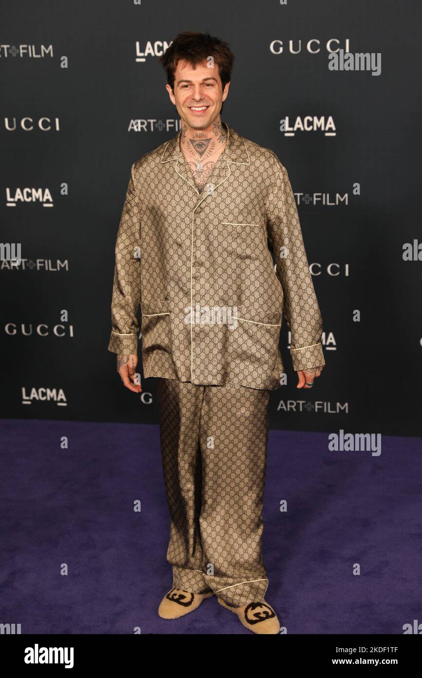 Jesse Rutherford arrives at the 2022 LACMA Art + Film Gala held at ...