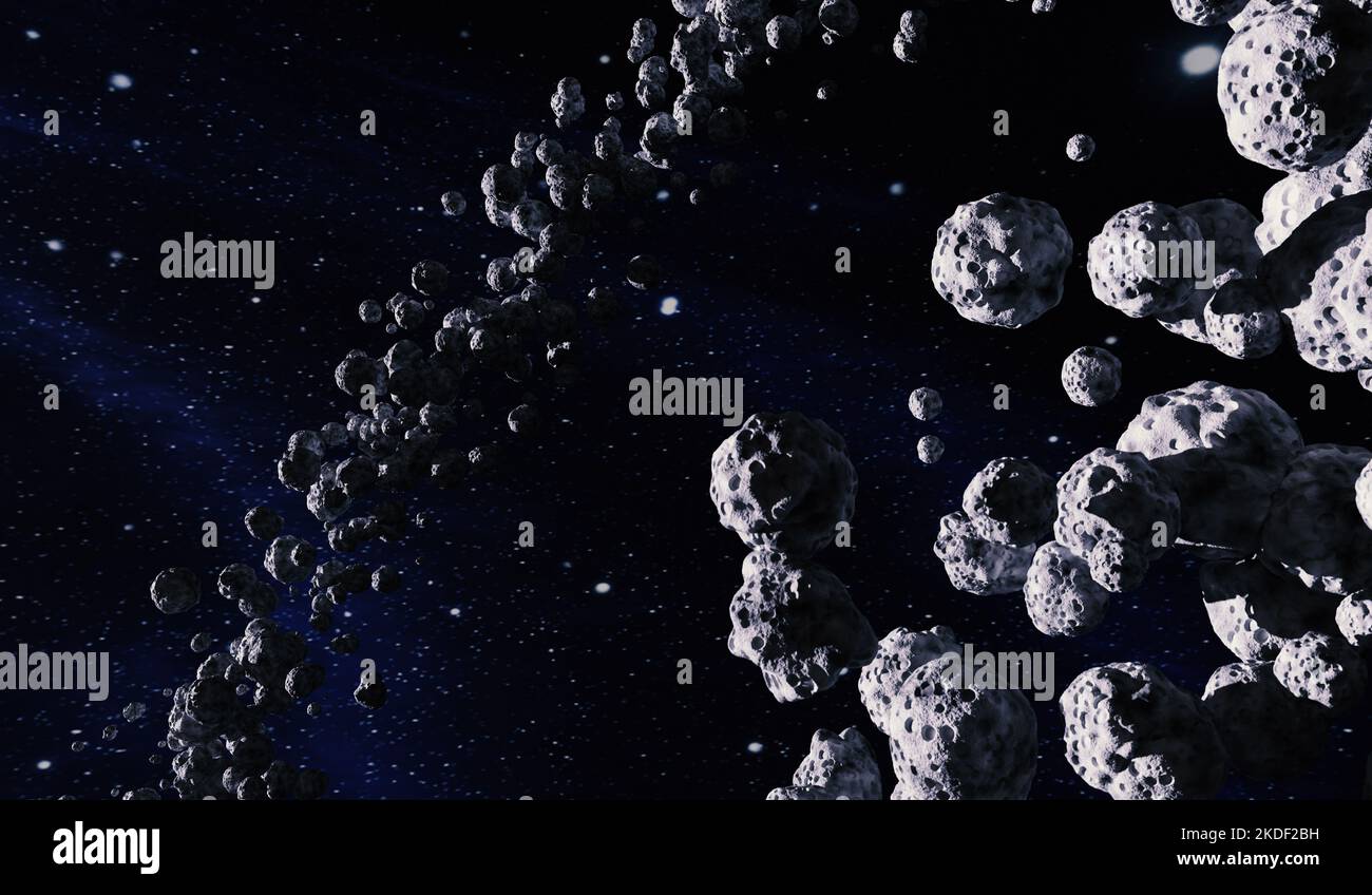 Asteroid Belt Animation