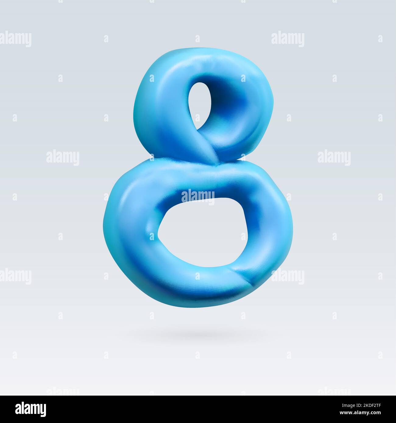 Number sculpture Stock Vector Images - Alamy