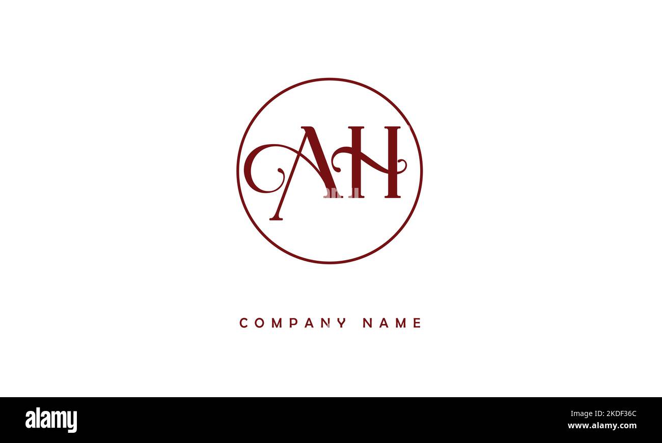 AH, HA Abstract Letters Logo Monogram Stock Vector Image & Art - Alamy