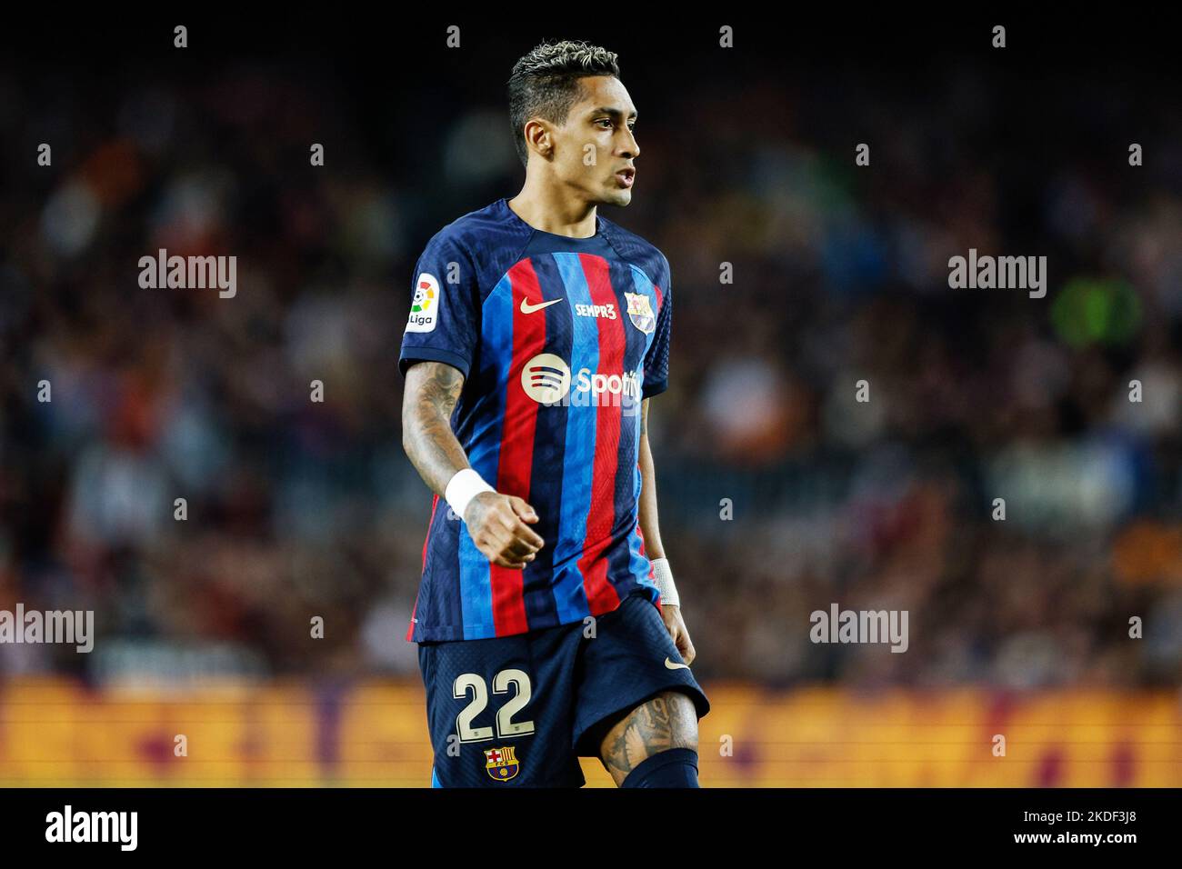 Raphinha of FC Barcelona during the Spanish championship La Liga ...