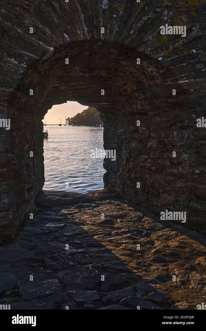 Black and White edited image of Bayard's Cove Fort interior - portrait ...