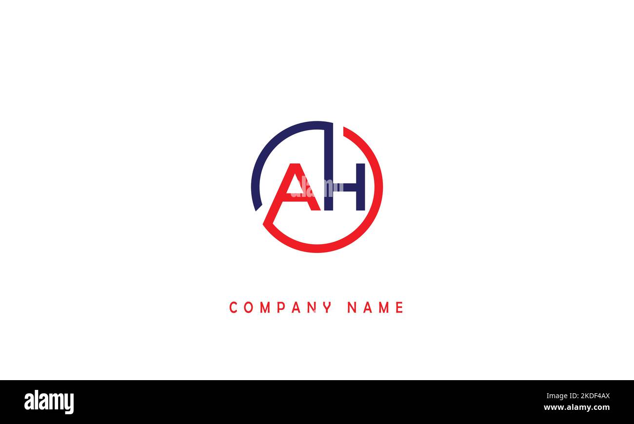 AH, HA Abstract Letters Logo Monogram Stock Vector Image & Art - Alamy