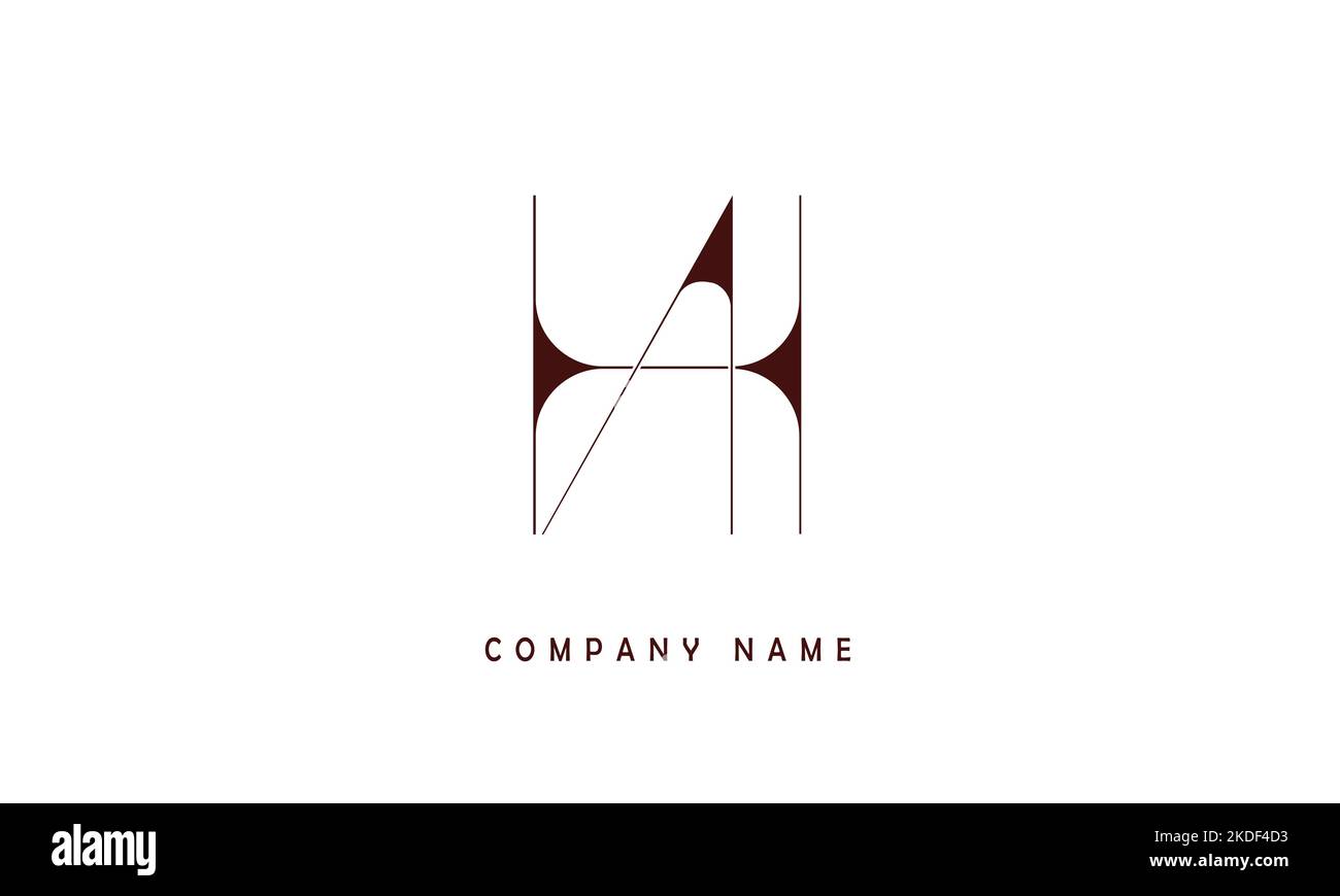 Ah font logo hi-res stock photography and images - Alamy