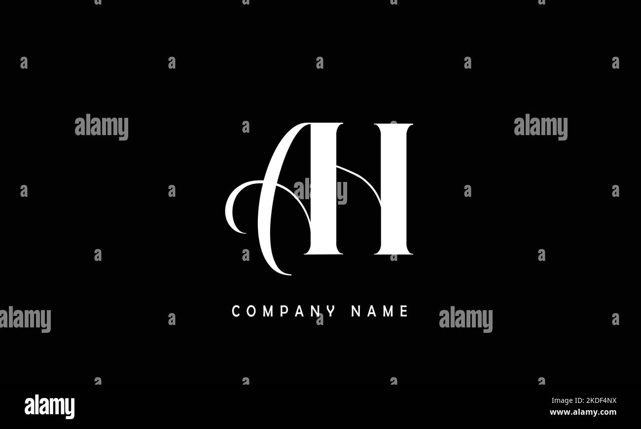 AH, HA Abstract Letters Logo Monogram Stock Vector Image & Art - Alamy