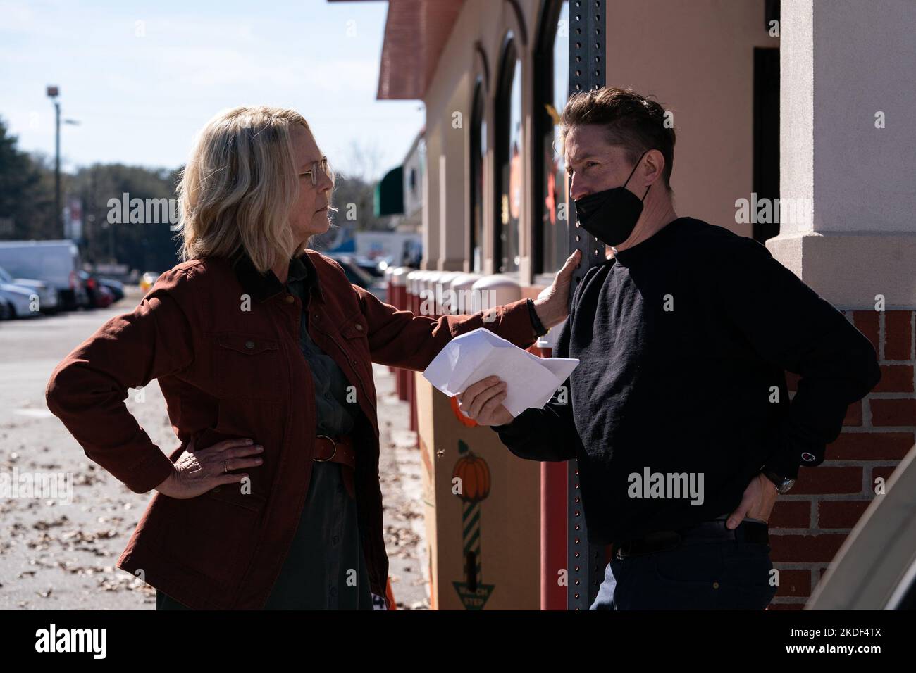 JAMIE LEE CURTIS and DAVID GORDON GREEN in HALLOWEEN ENDS (2022 ...