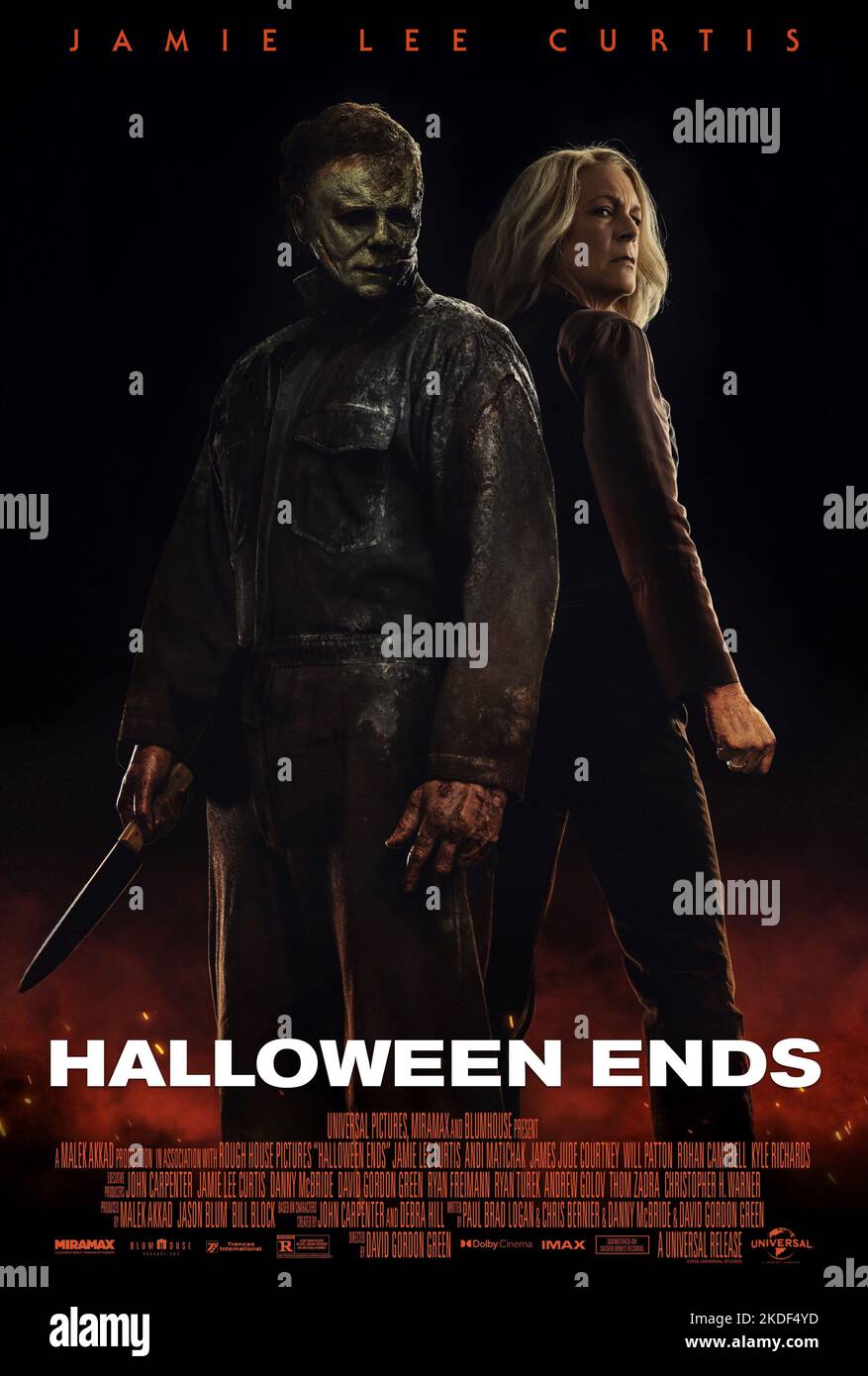 HALLOWEEN ENDS (2022), directed by DAVID GORDON GREEN. Credit ...