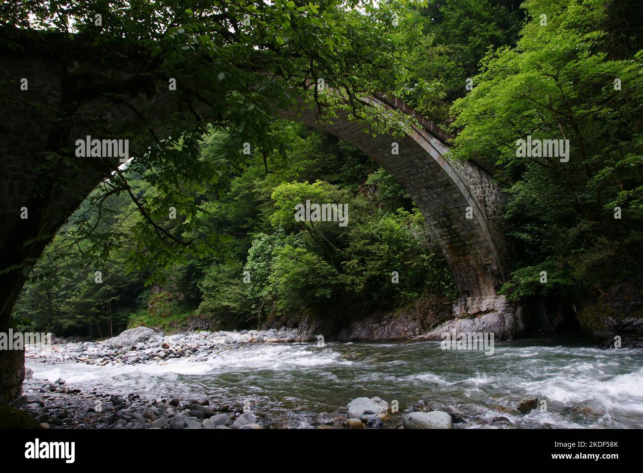 Historical Mikron Bridge - Rize - TURKEY Stock Photo - Alamy