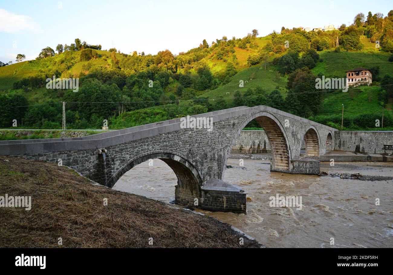 Located in Rize, Turkey, the Historical Big Bridge is one of the ...