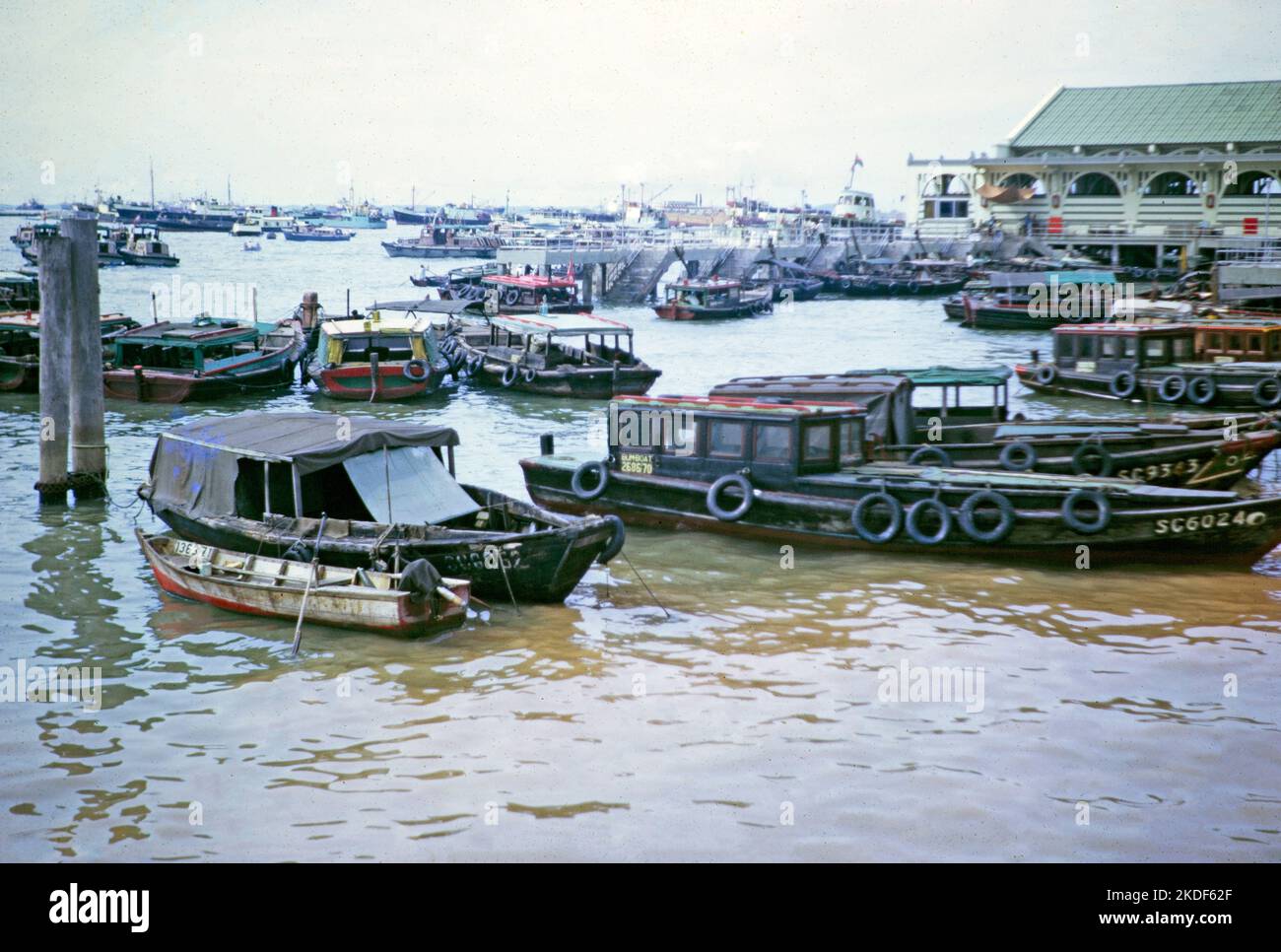 Bumboats and other boats, Collyer Quay, Marina Bay, Singapore, Asia ...