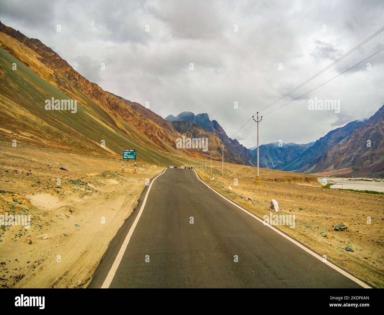 Ladakh, India - June 23,2022: Mountain road of Ladakh, Northern India ...