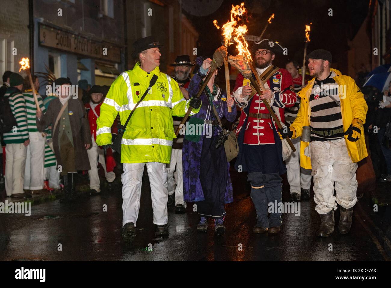 Bonfire Night Lewes, East 5th November Sussex, Britain Stock Photo - Alamy