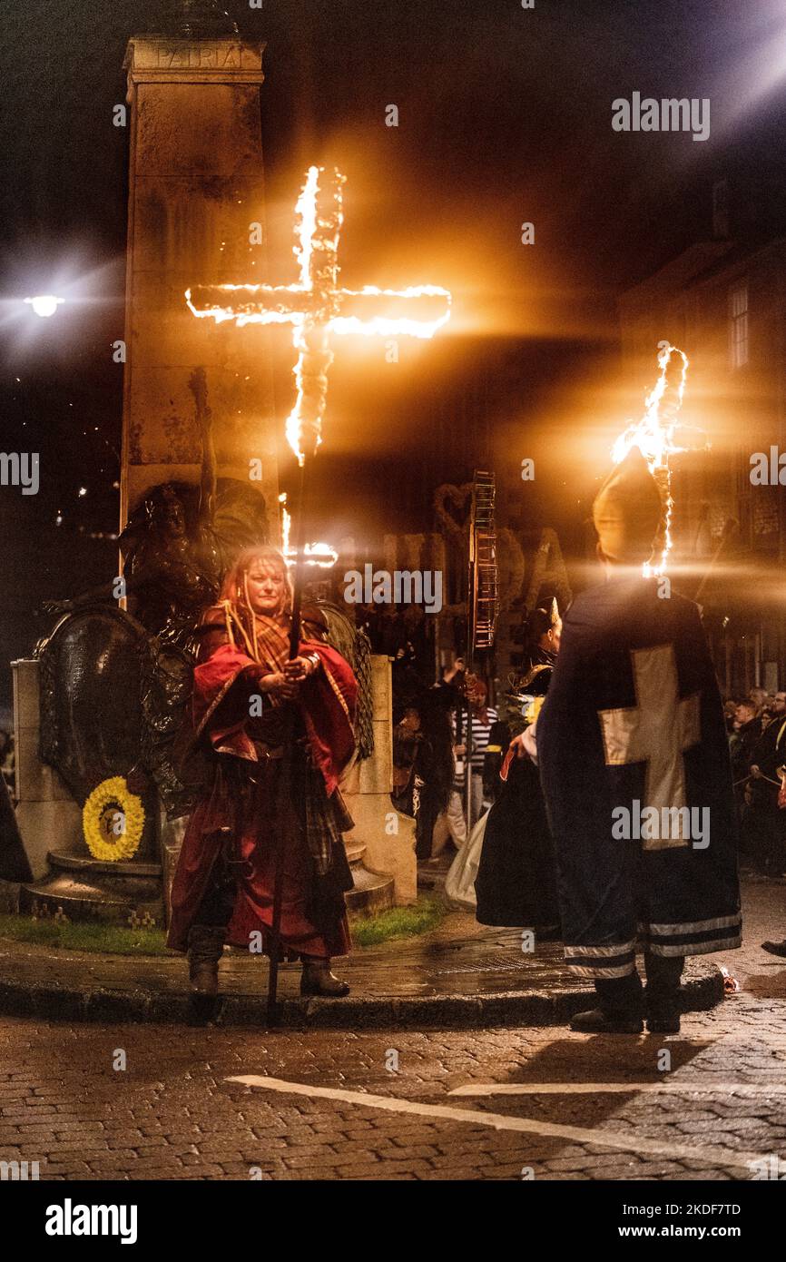 Bonfire Night Lewes, East 5th November Sussex, Britain Stock Photo - Alamy