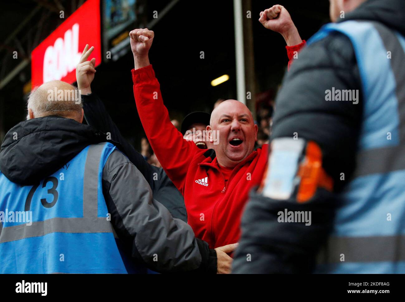 Wrexham celebrate with their fans hi-res stock photography and images ...