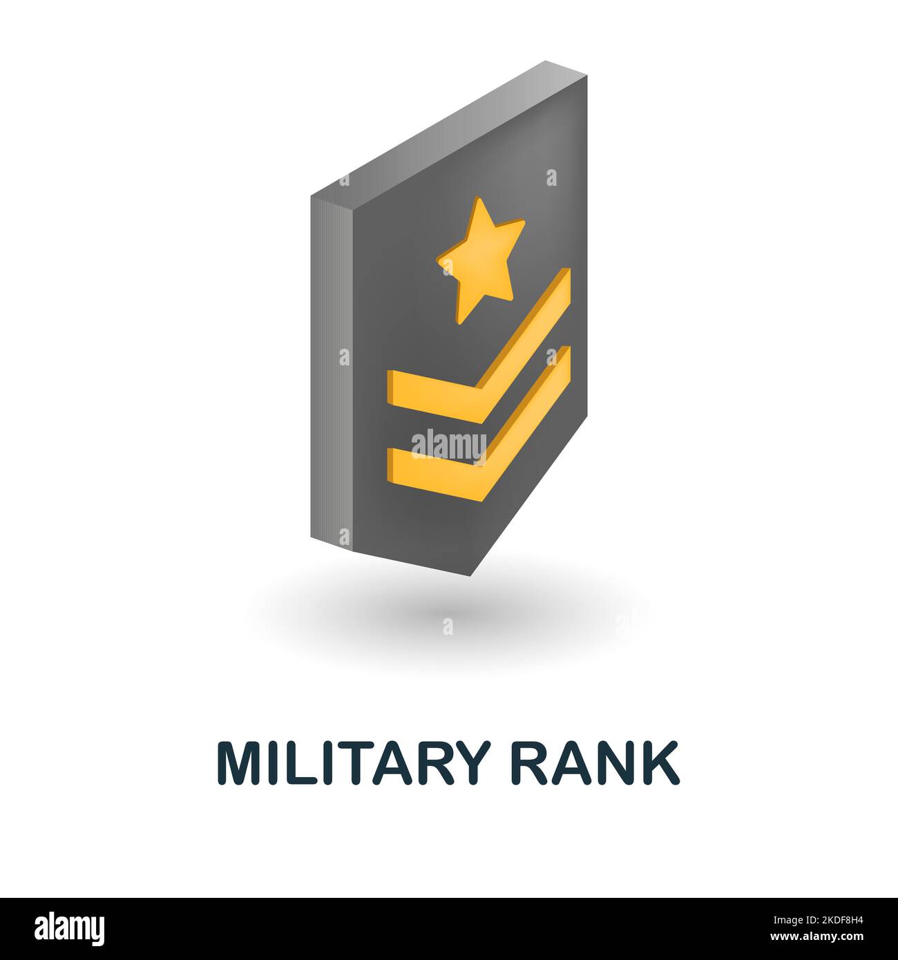 Military Rank icon. 3d illustration from war collection. Creative ... Military Rank icon. 3d illustration from war collection. Creative ...