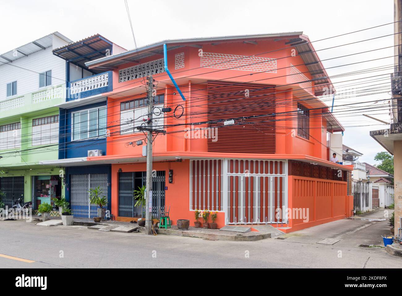 House architecture in Phetchaburi, Thailand Stock Photo - Alamy