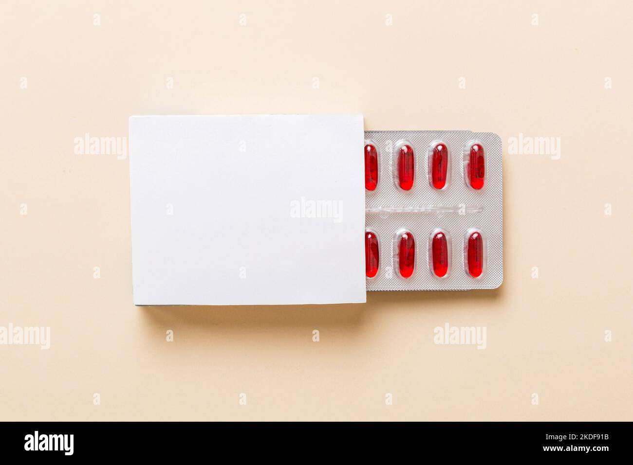 Blank White Product Package Box Mock-up. Open blank medicine drug box ...