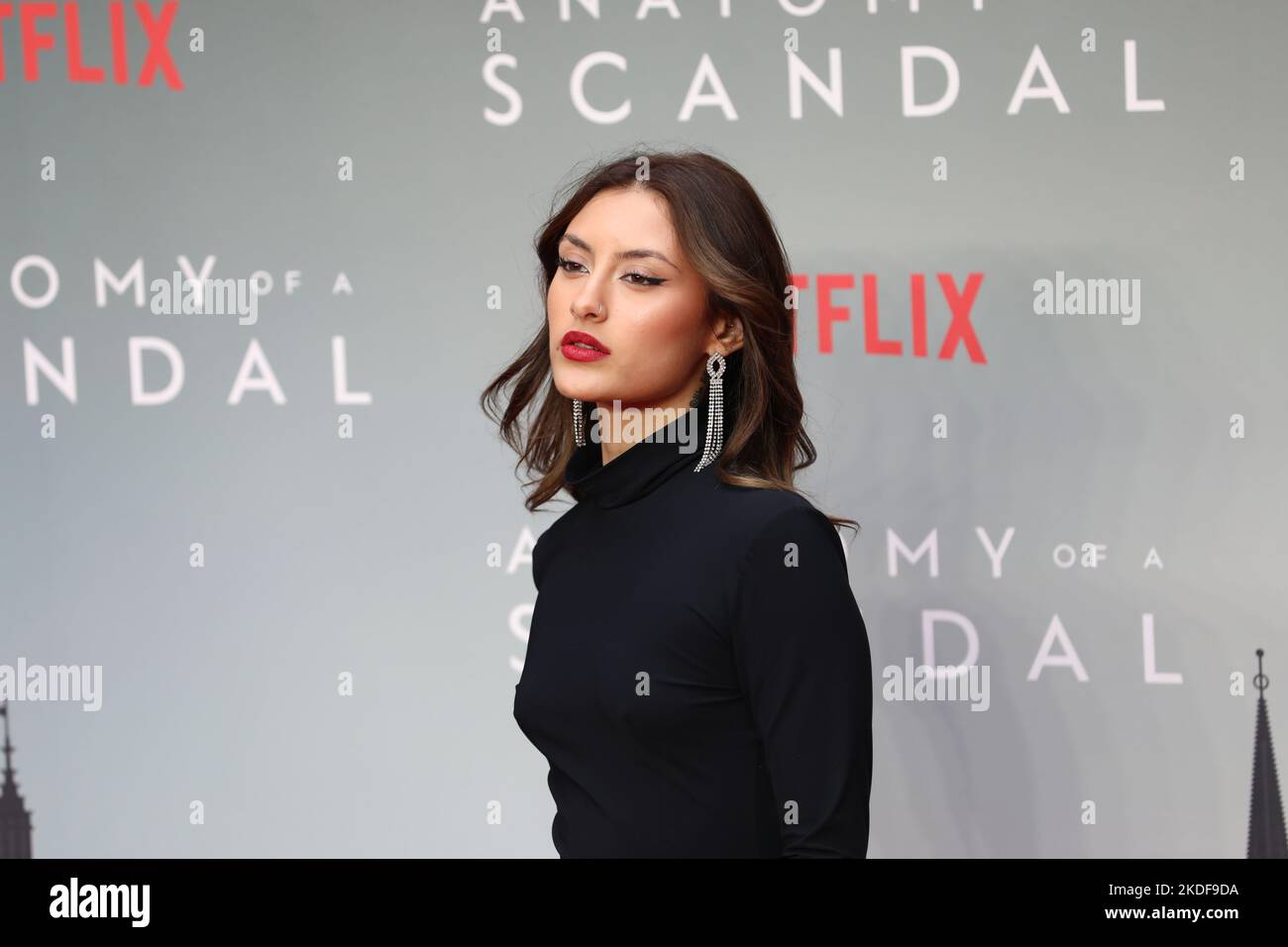 Hana Martin attends the World premiere of 'Anatomy of a Scandal' at the ...