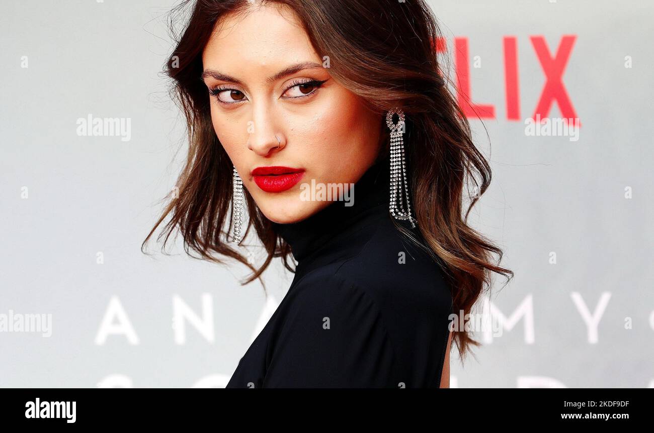 Hana Martin attends the World premiere of 'Anatomy of a Scandal' at the ...