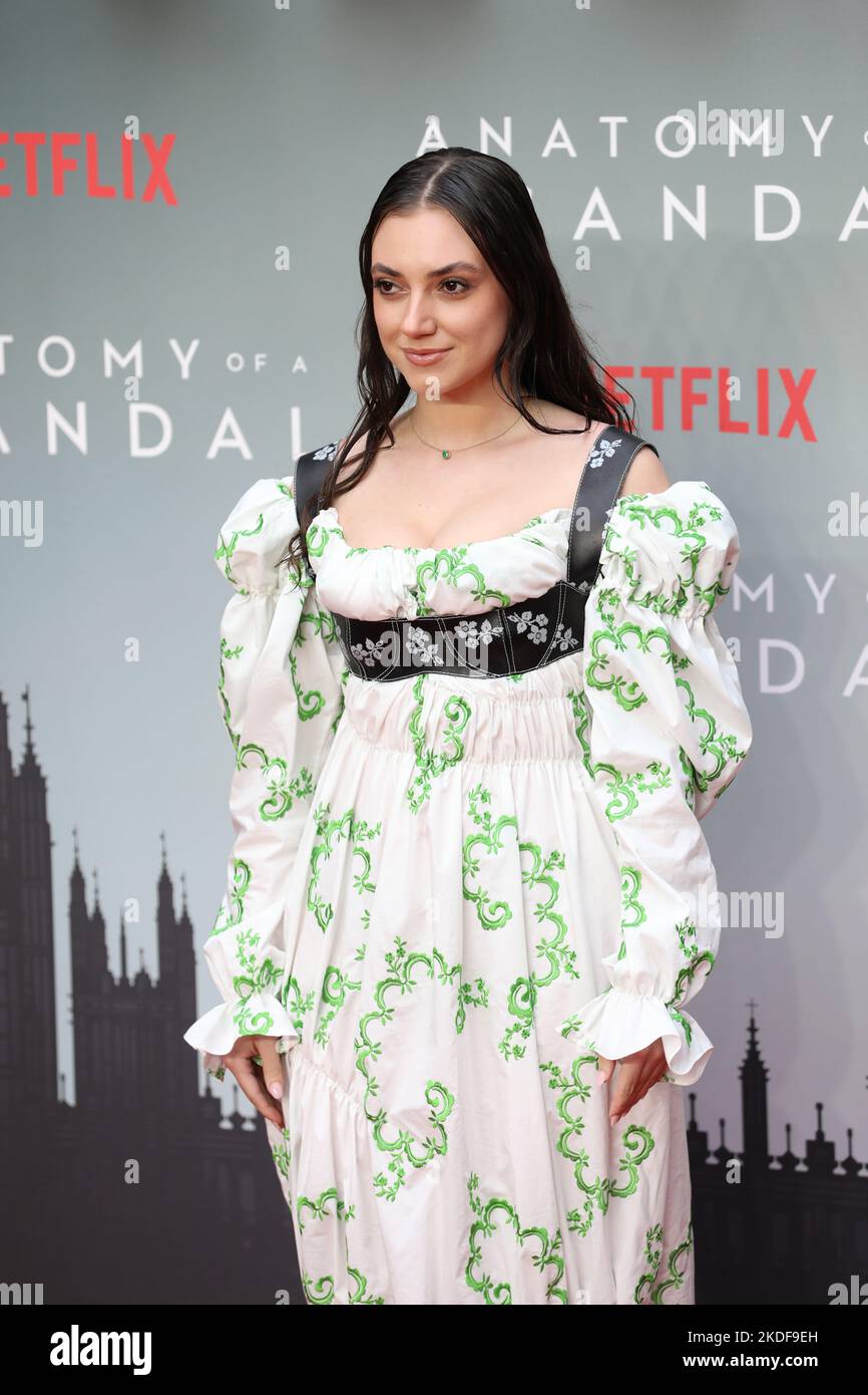 Andreea Cristea attends the World premiere of 'Anatomy of a Scandal' at ...