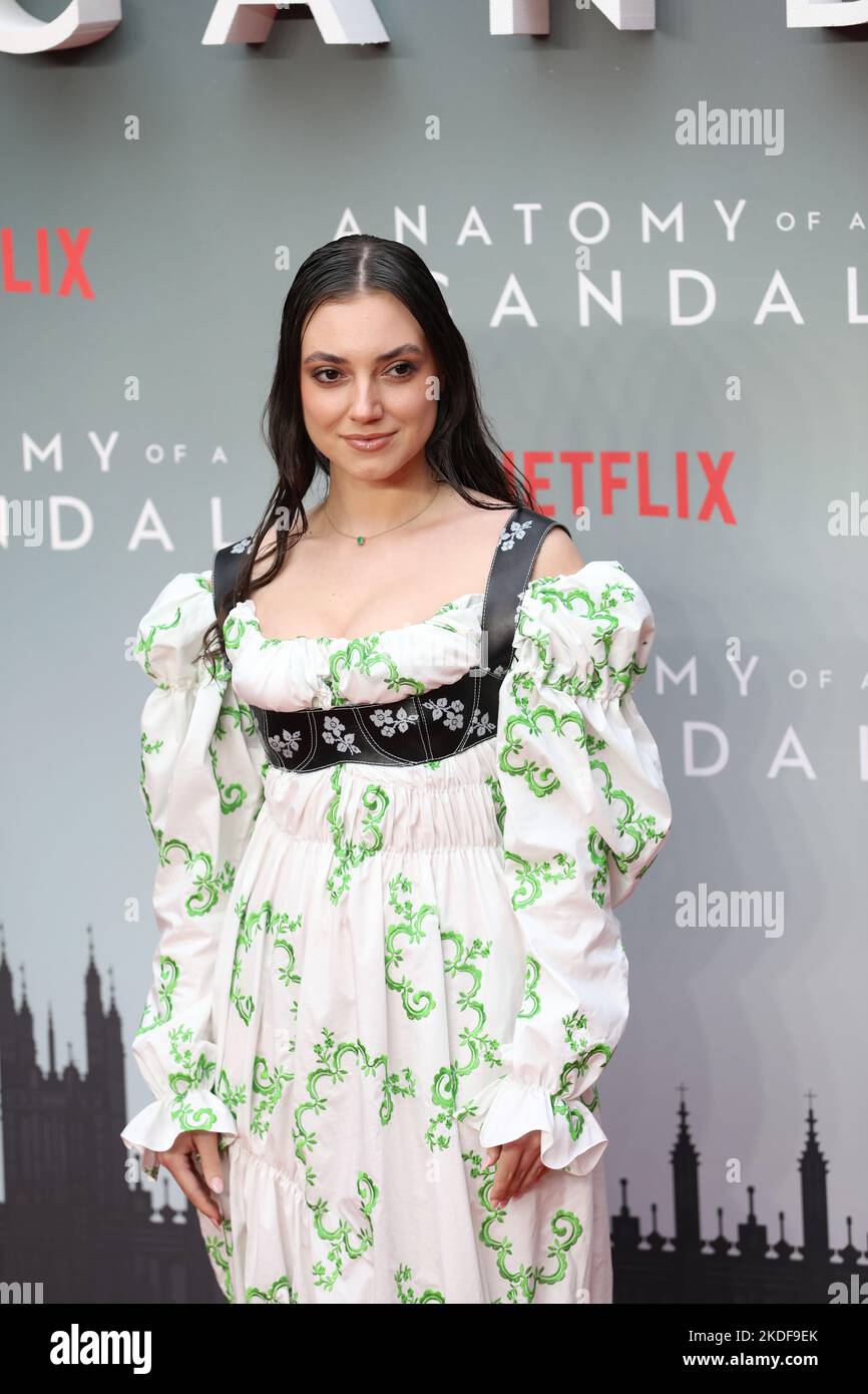 Andreea Cristea attends the World premiere of 'Anatomy of a Scandal' at ...