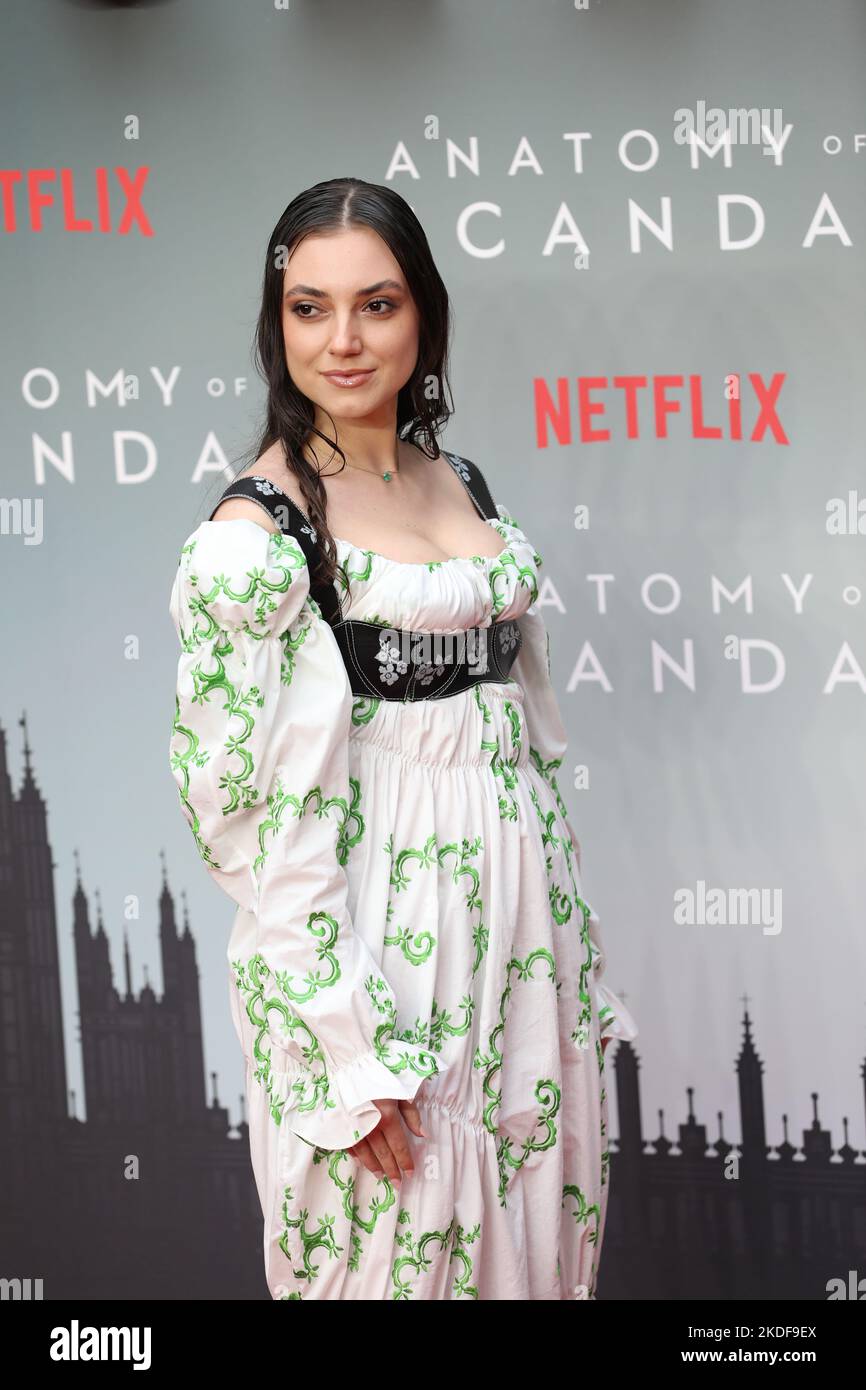Andreea Cristea attends the World premiere of 'Anatomy of a Scandal' at ...