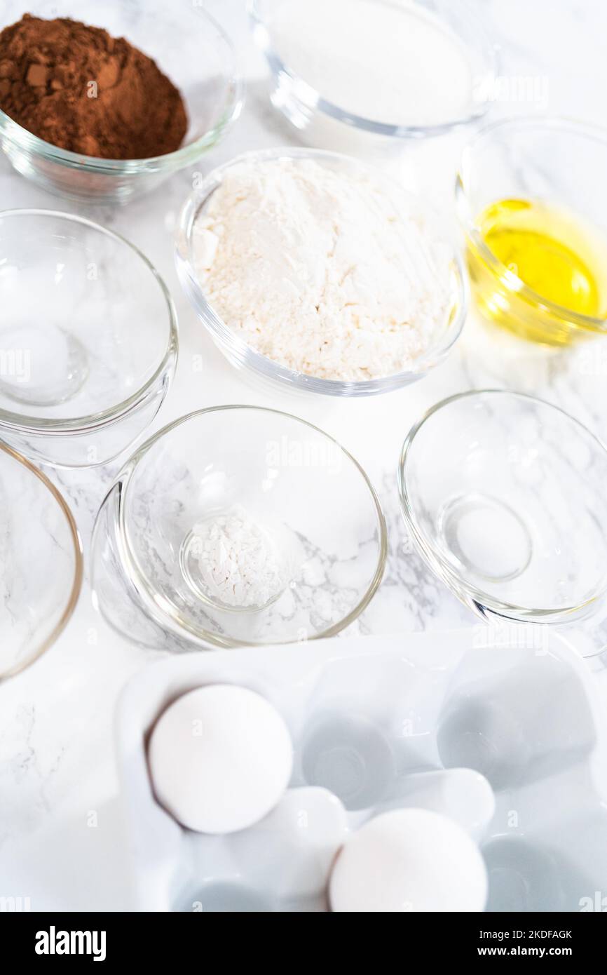 Chocolate ganache cupcake Stock Photo - Alamy