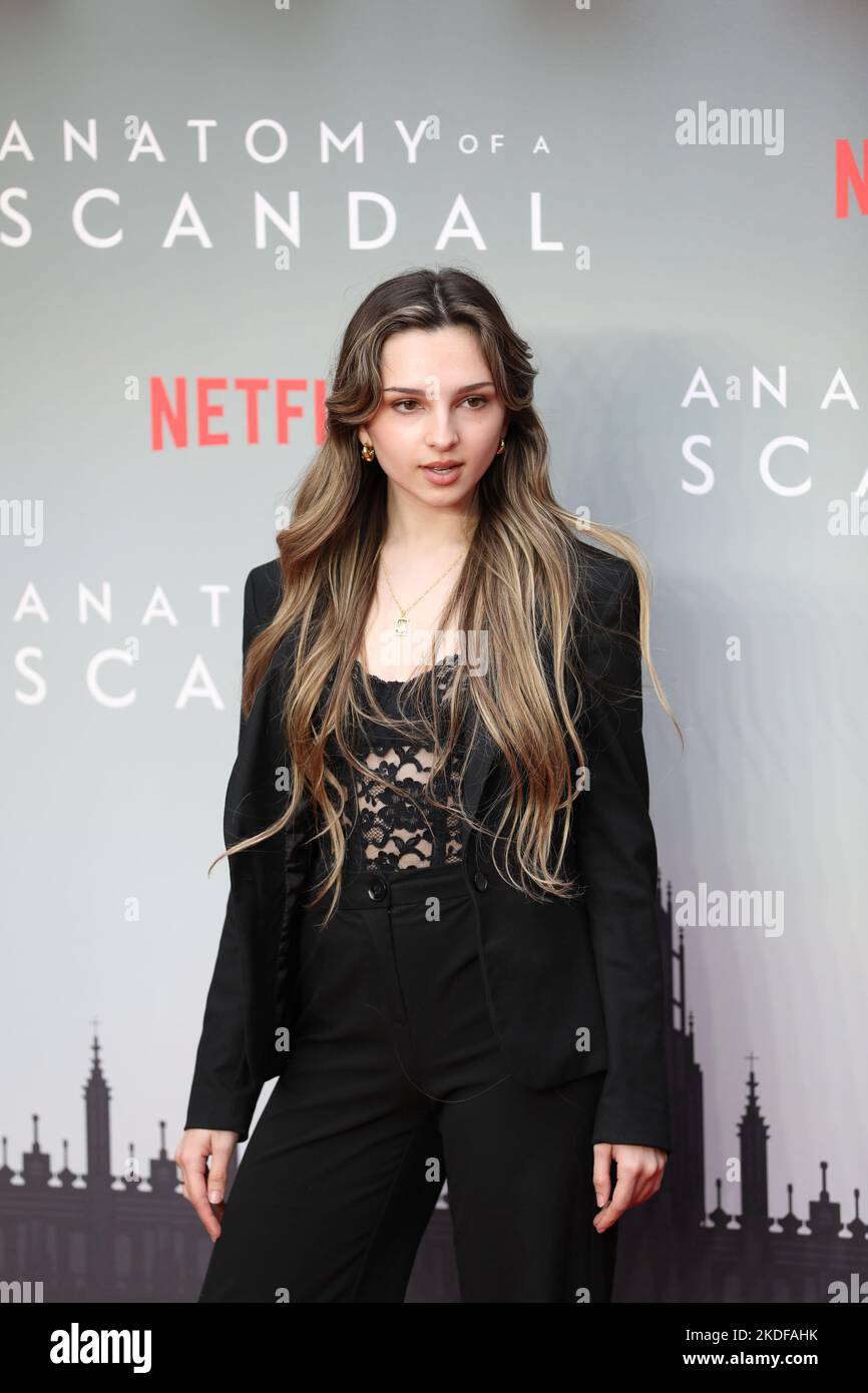 Luiza Cordery attends the World premiere of 'Anatomy of a Scandal' at ...