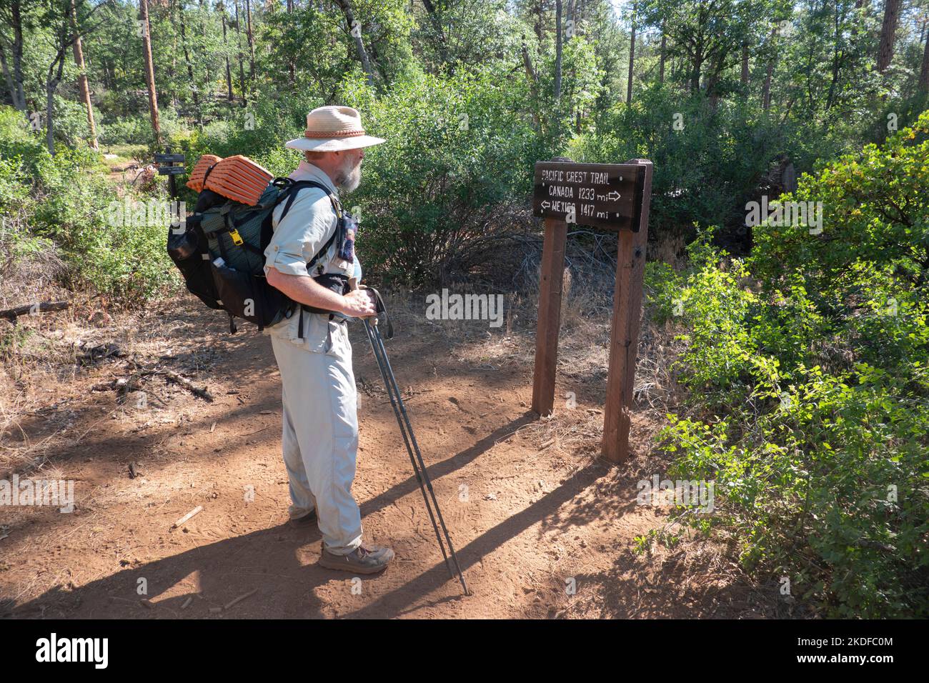 Halfway between Mexico and Canada on the Pacific Crest Trail, Chester ...