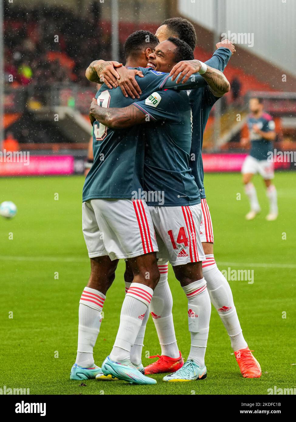 Volendam - Danilo Pereira da Silva of Feyenoord celebrates the 0-1 ...