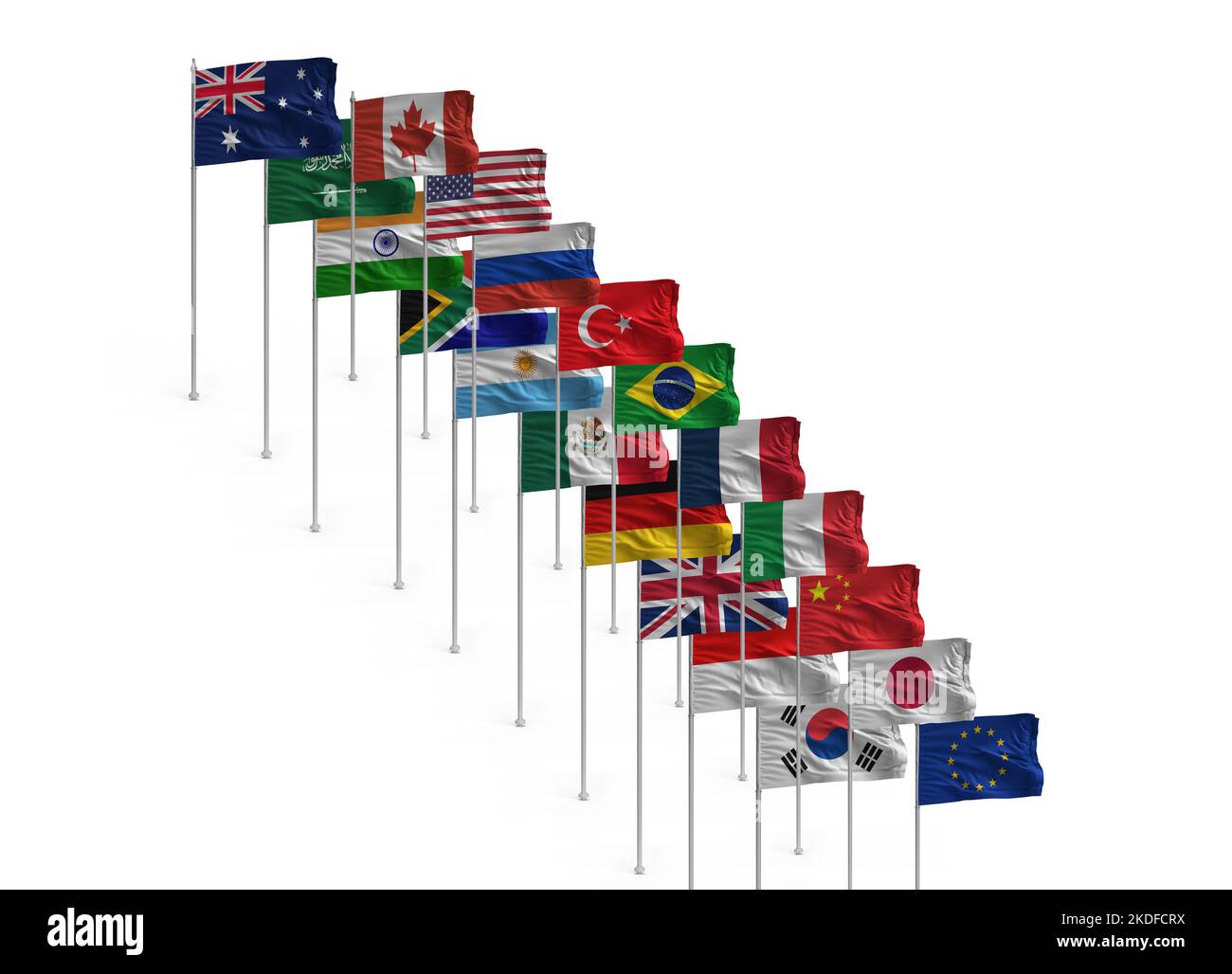 Flags g20 summit Cut Out Stock Images & Pictures - Alamy