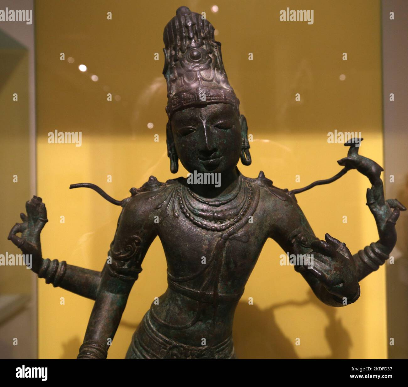 PARIS, FRANCE, OCTOBER 26, 2022 : old asian temple statue at the asian ...