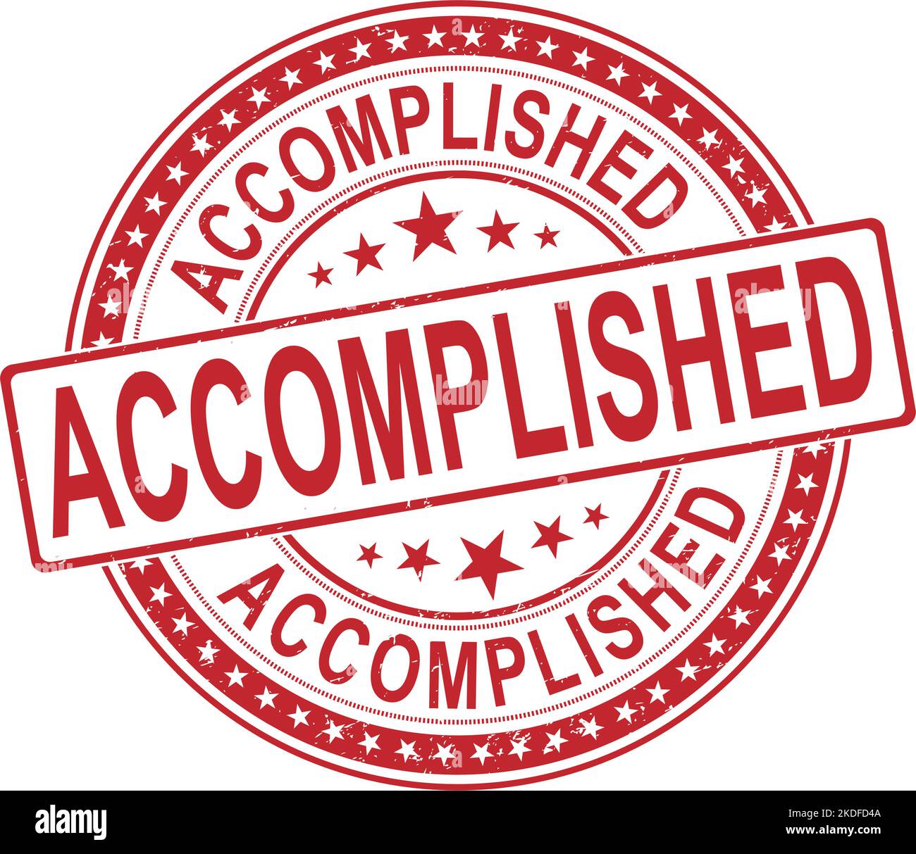 accomplished. stamp. sticker. seal. round grunge vintage ribbon ...