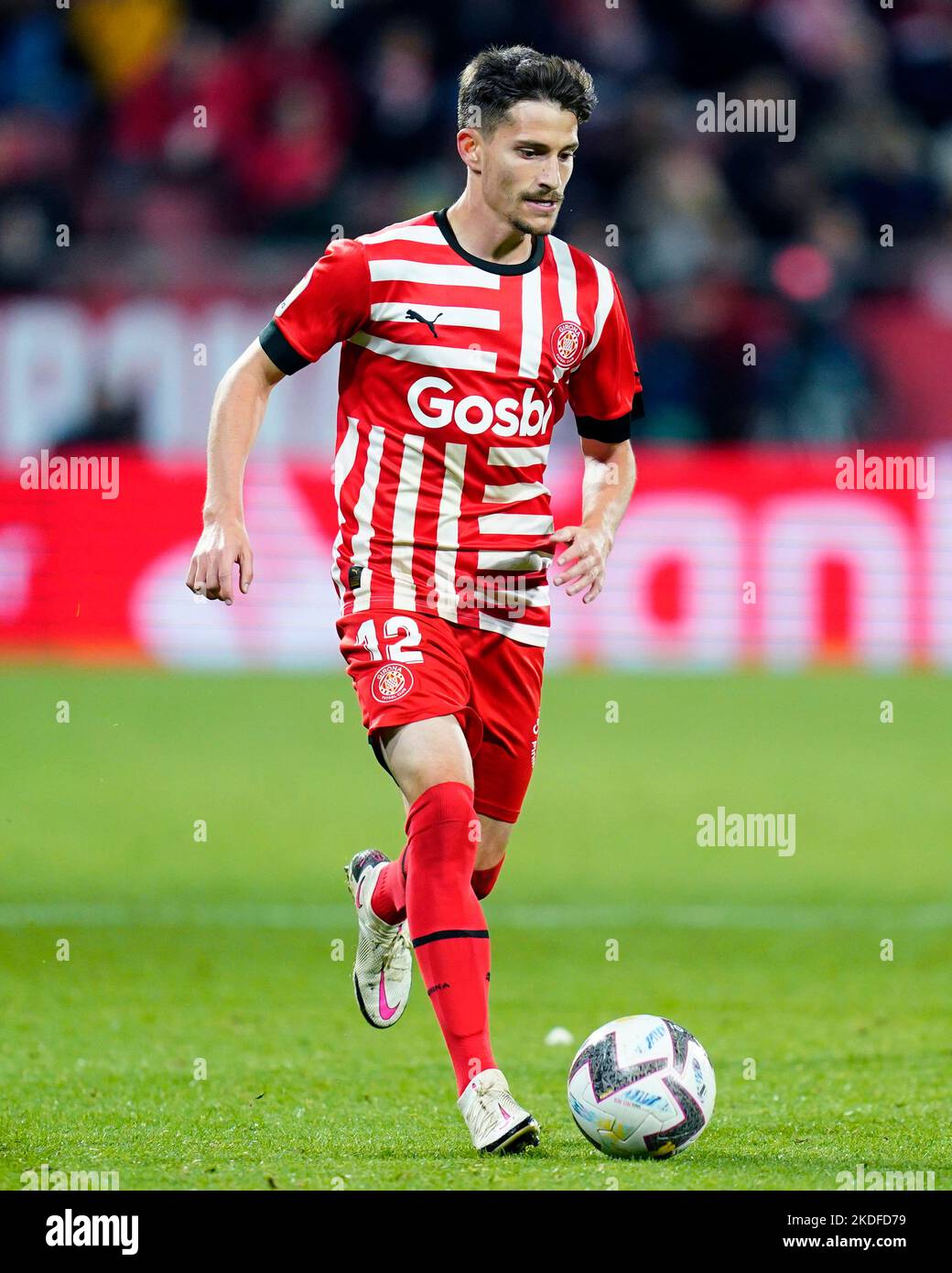 Toni Villa of Girona FC during the La Liga match between Girona FC and ...