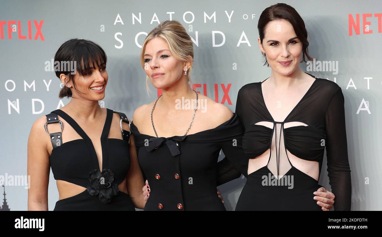 Naomi Scott, Sienna Miller and Michelle Dockery attend the World ...