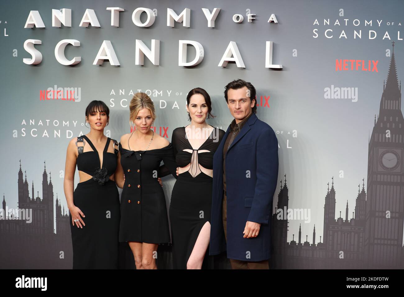 Naomi Scott, Sienna Miller, Michelle Dockery and Rupert Friend attend ...