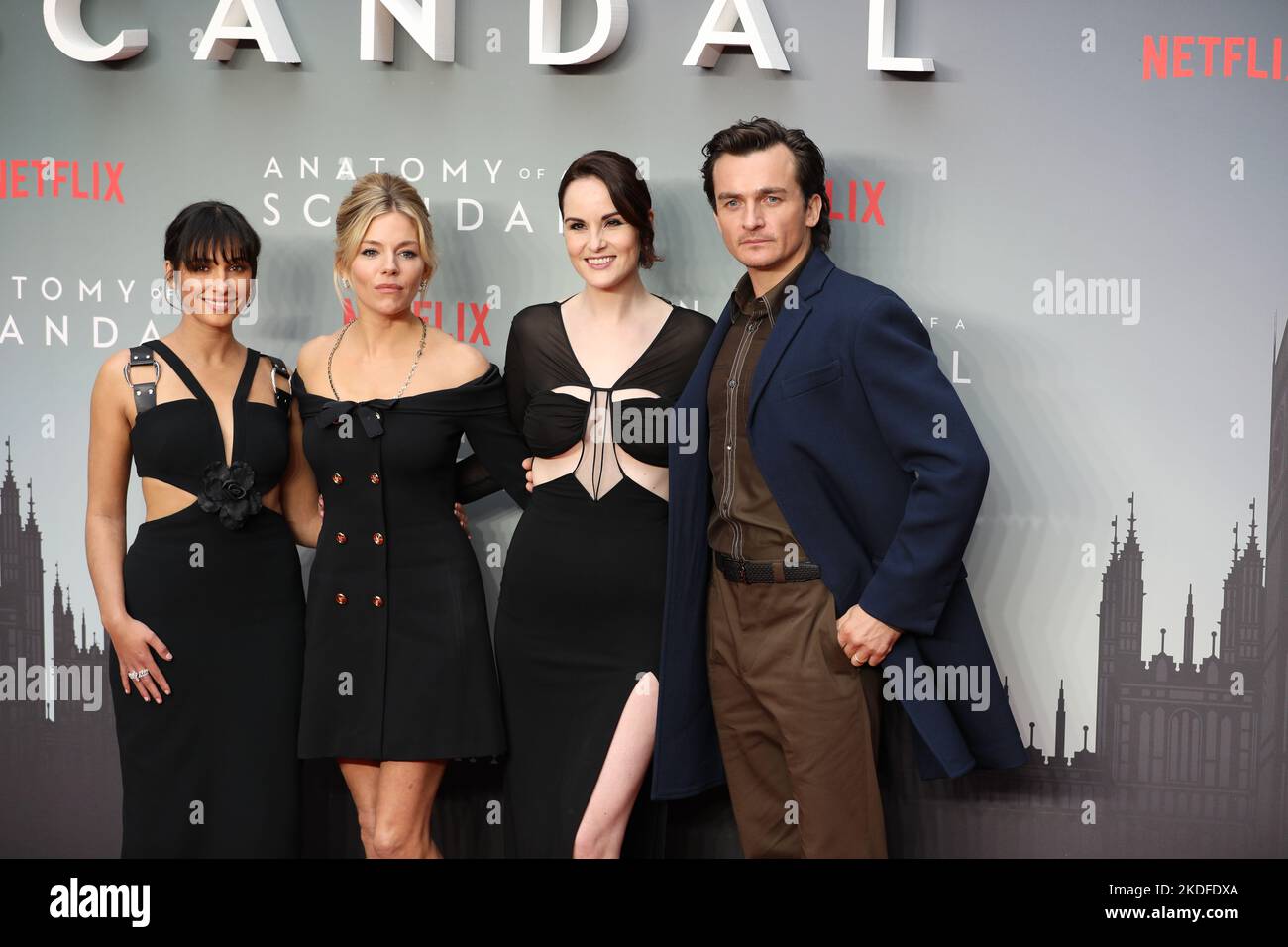 Naomi Scott, Sienna Miller, Michelle Dockery and Rupert Friend attend ...