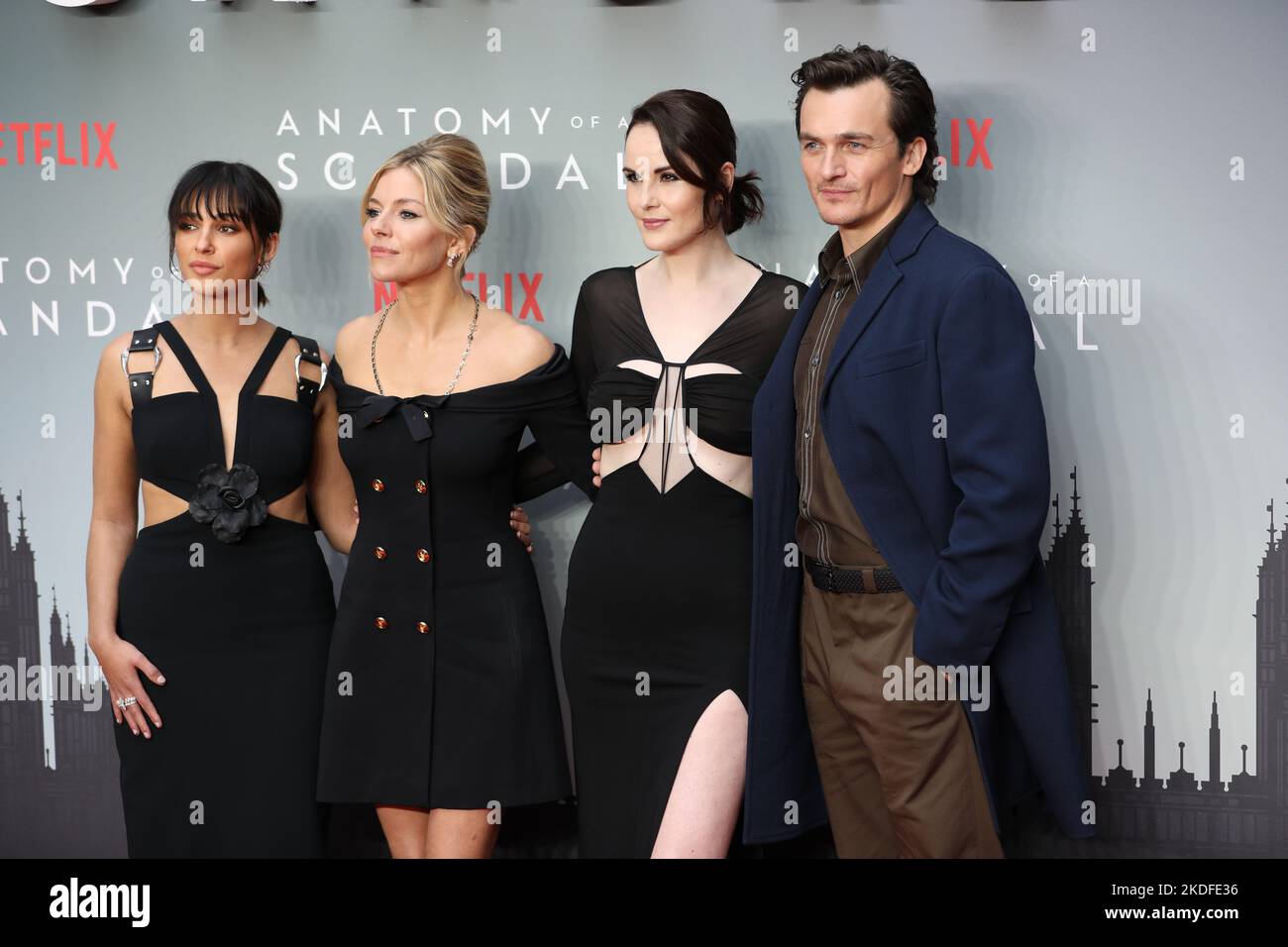 Naomi Scott, Sienna Miller, Michelle Dockery and Rupert Friend attend ...