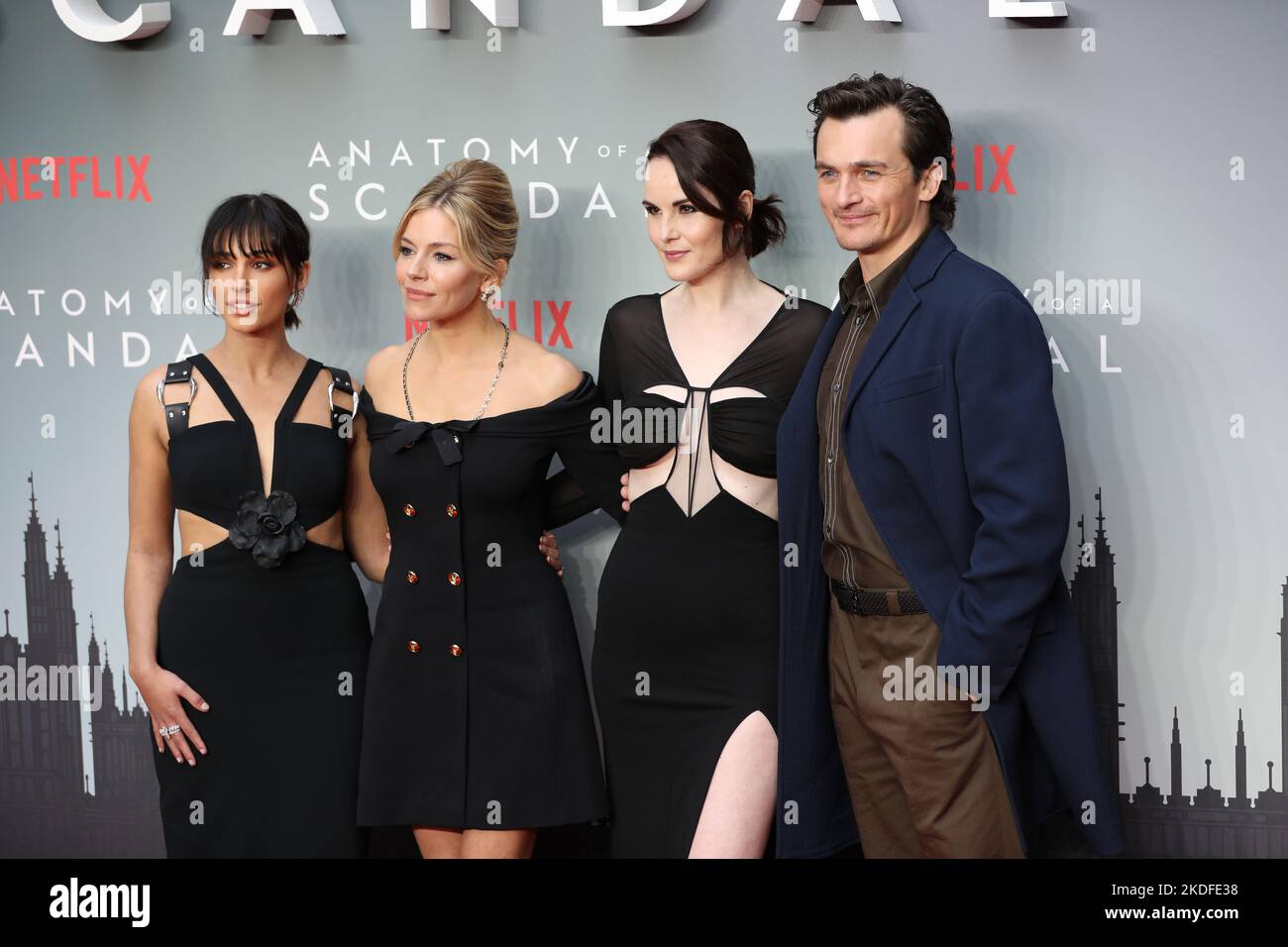 Naomi Scott, Sienna Miller, Michelle Dockery and Rupert Friend attend ...