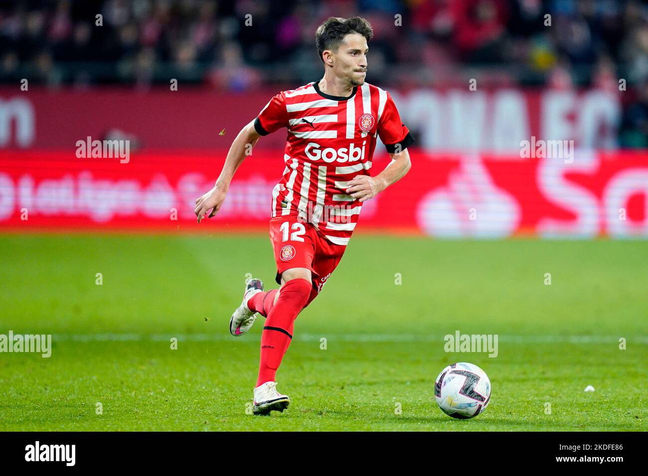 Toni Villa of Girona FC during the La Liga match between Girona FC and ...