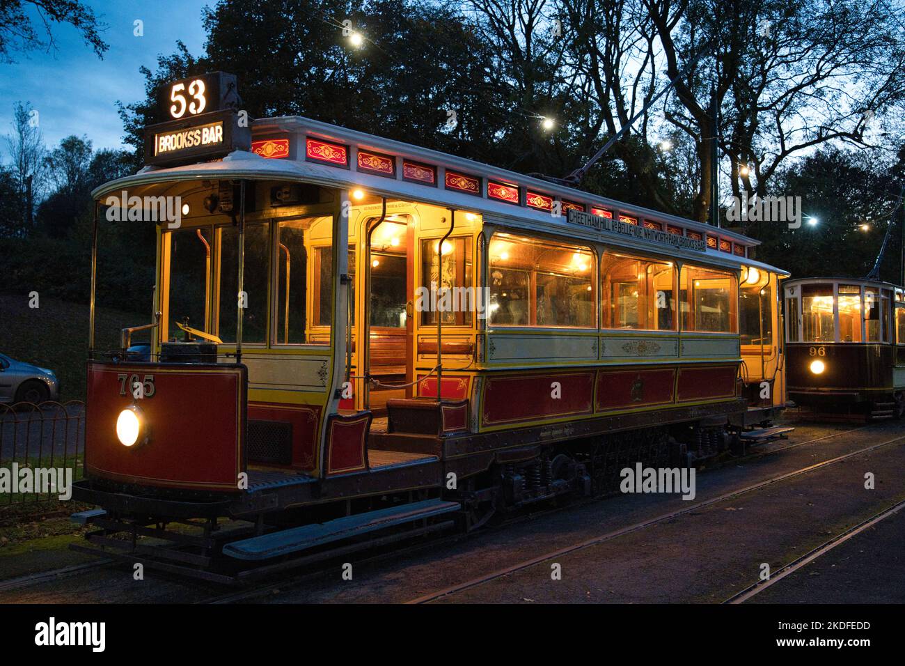 Manchester 765 at Heaton Park Tramway, Manchester, UK Stock Photo - Alamy